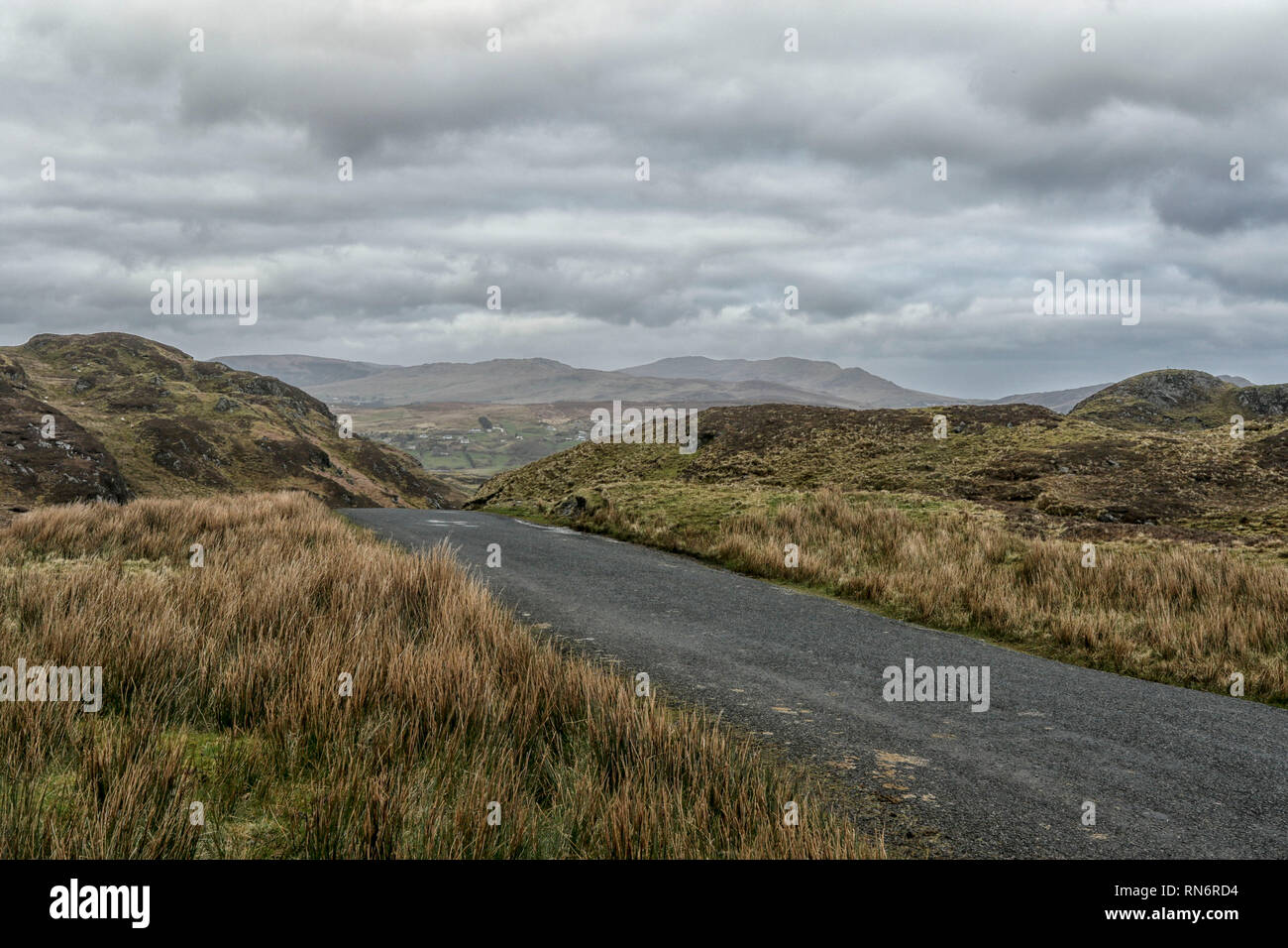 Donegal's beautiful upland wilderness landscape Stock Photo - Alamy