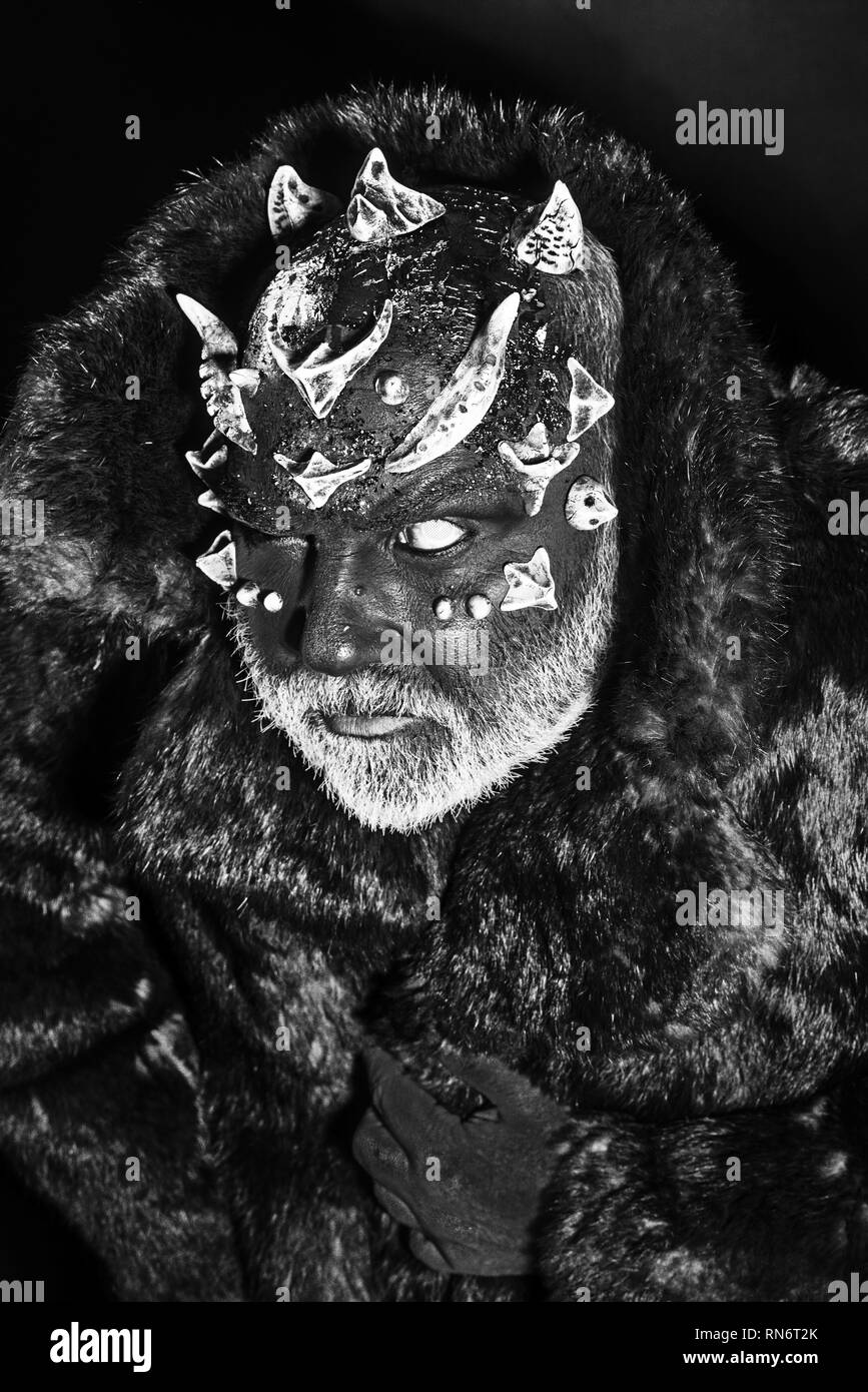 Bearded monster Black and White Stock Photos & Images - Alamy