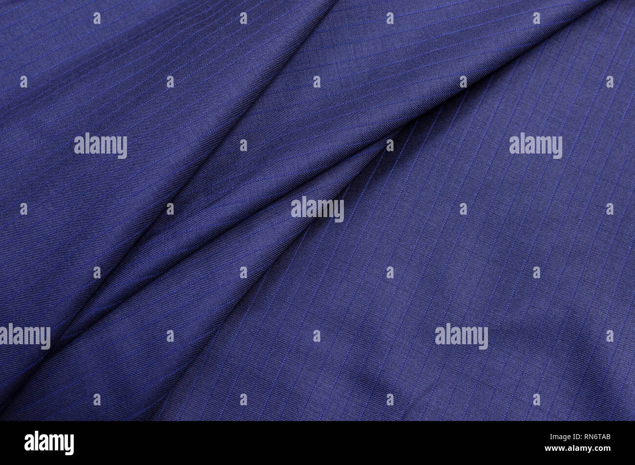 Wool fabric of dark blue color, costume fabric from wool 150 super ...