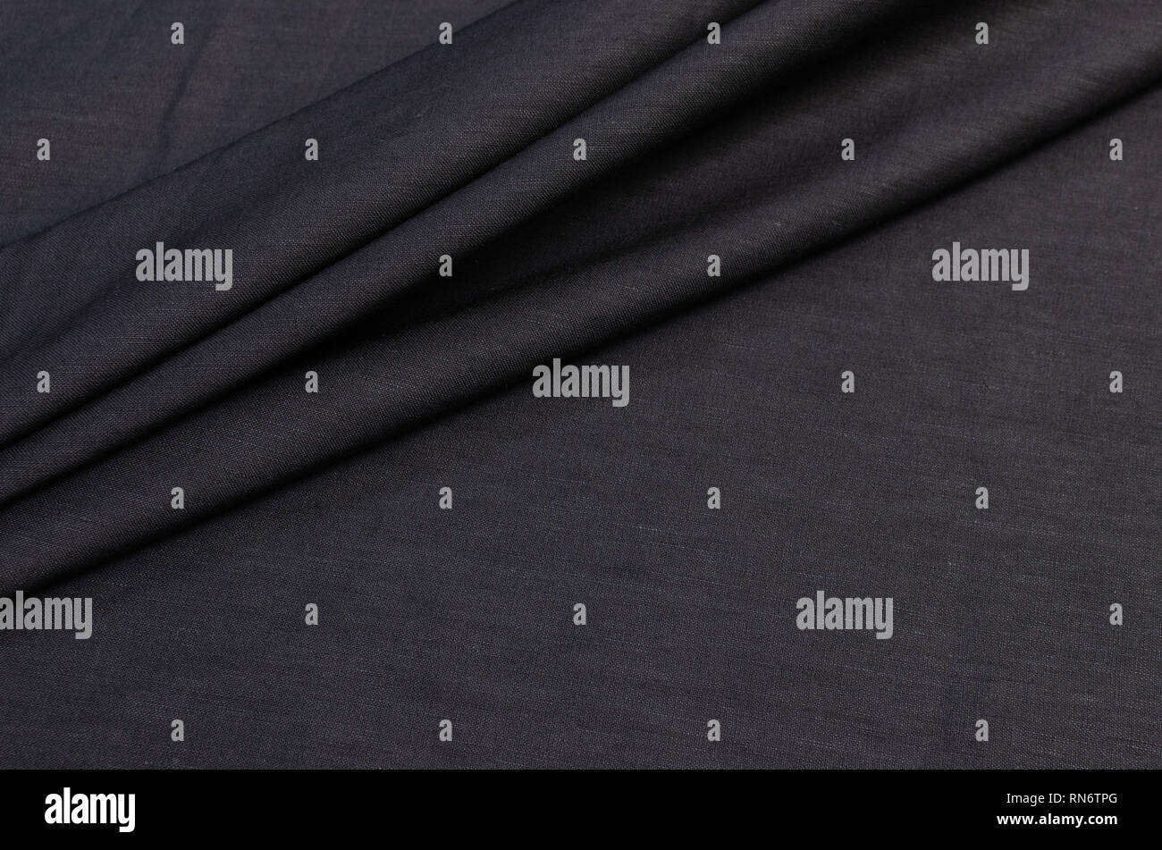 Black fabric for clothing Stock Photo - Alamy