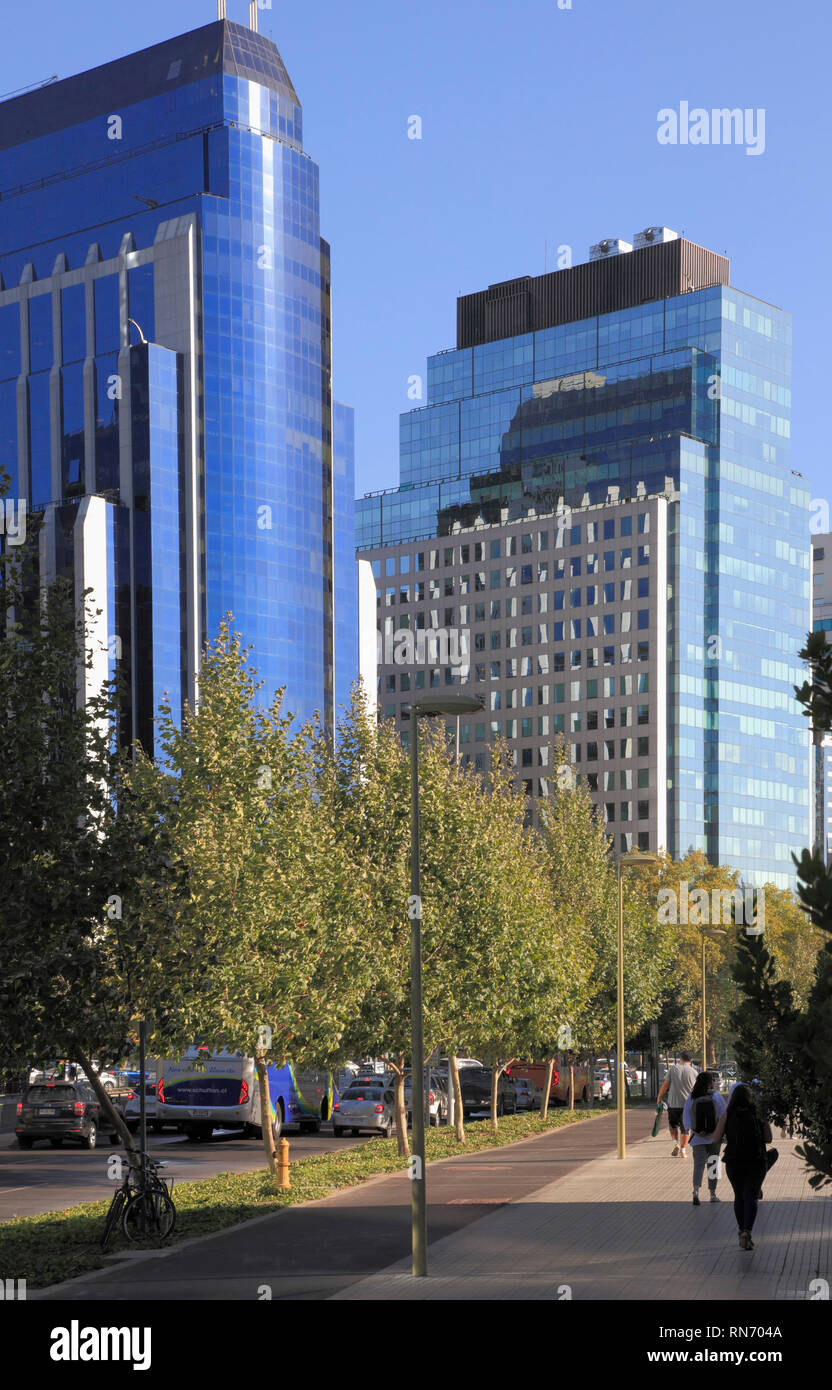 Chile, Santiago, Barrio El Golf, skyscrapers, skyline Stock Photo - Alamy