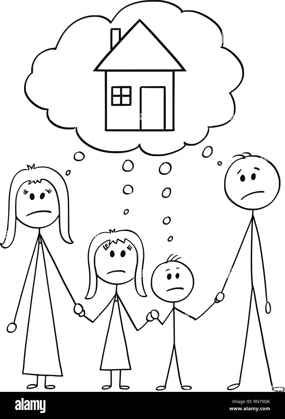 Unhappy Family Clipart