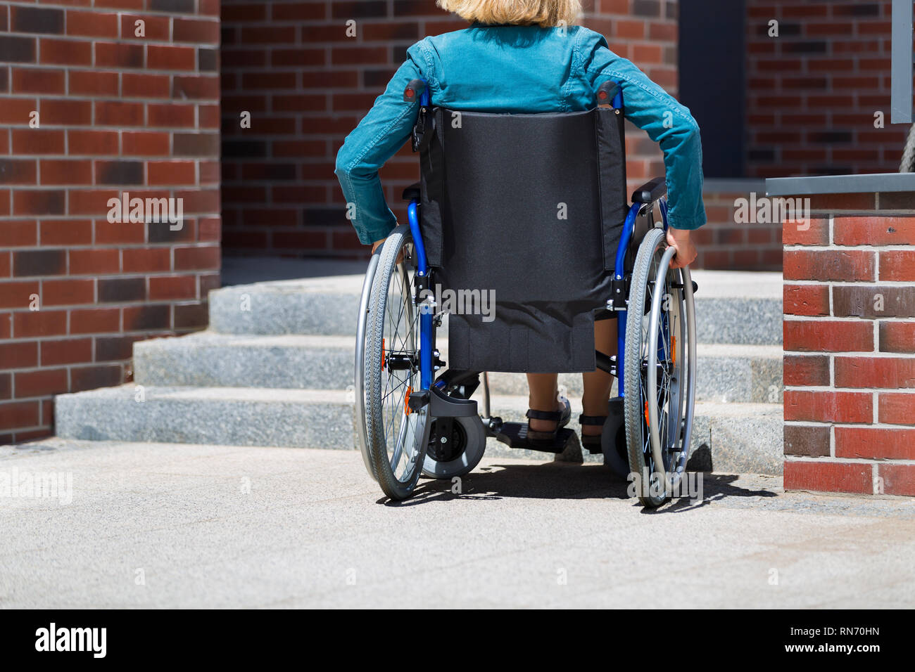 Wheelchair accessible steps High Resolution Stock Photography and ...