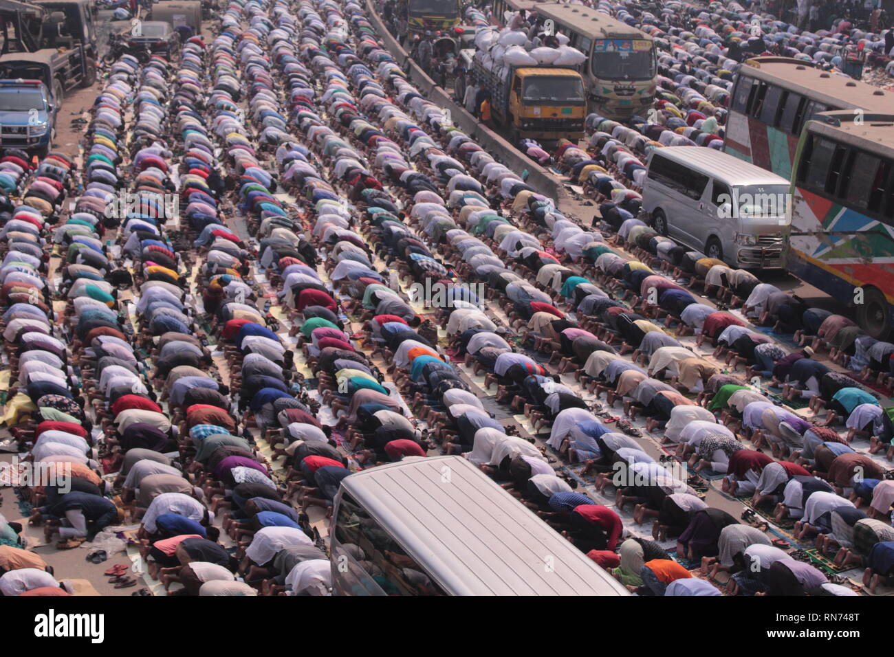 15 February 2019 The 54th Bishwa Ijtema have start at the bank of the ...
