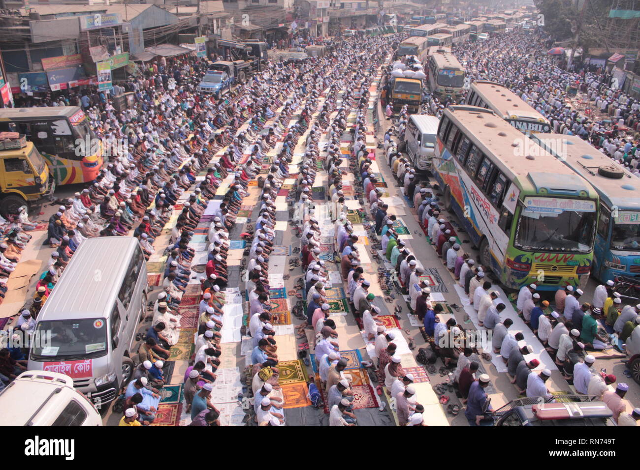 15 February 2019 The 54th Bishwa Ijtema have start at the bank of the ...