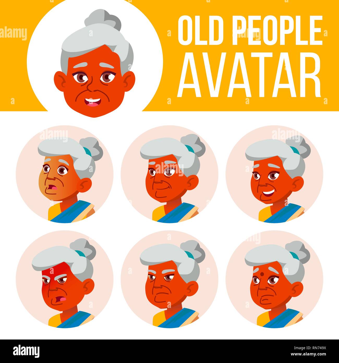 Hairless head Stock Vector Images - Alamy