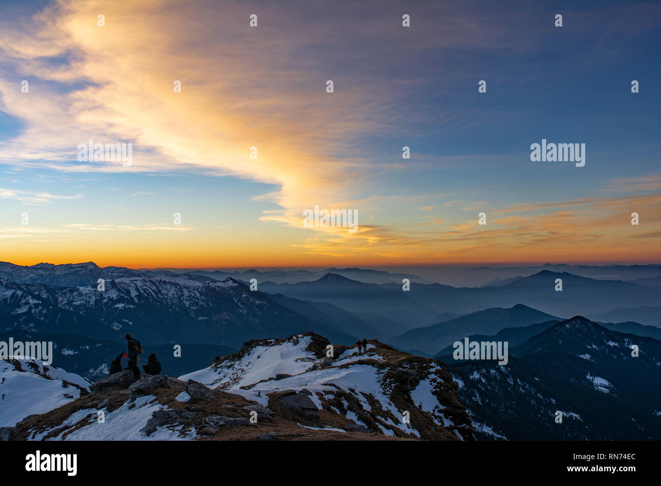 Kedarkantha trek, hi-res stock photography and images - Alamy