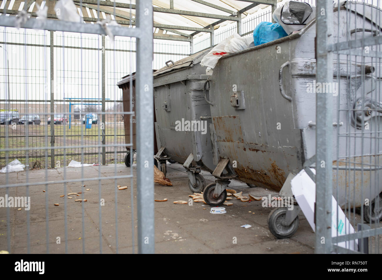 Waste container. Garbage, mess, rubbish, garbage, junk, trash Stock ...