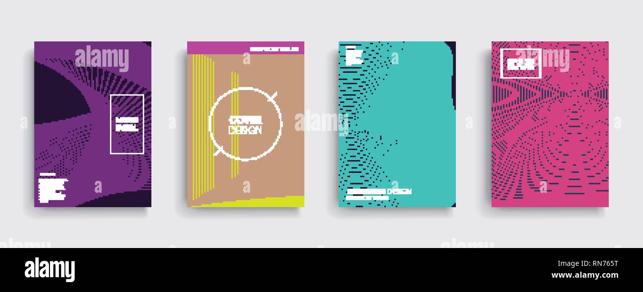 Minimal Vector cover designs. Future Poster template Stock Vector Image ...