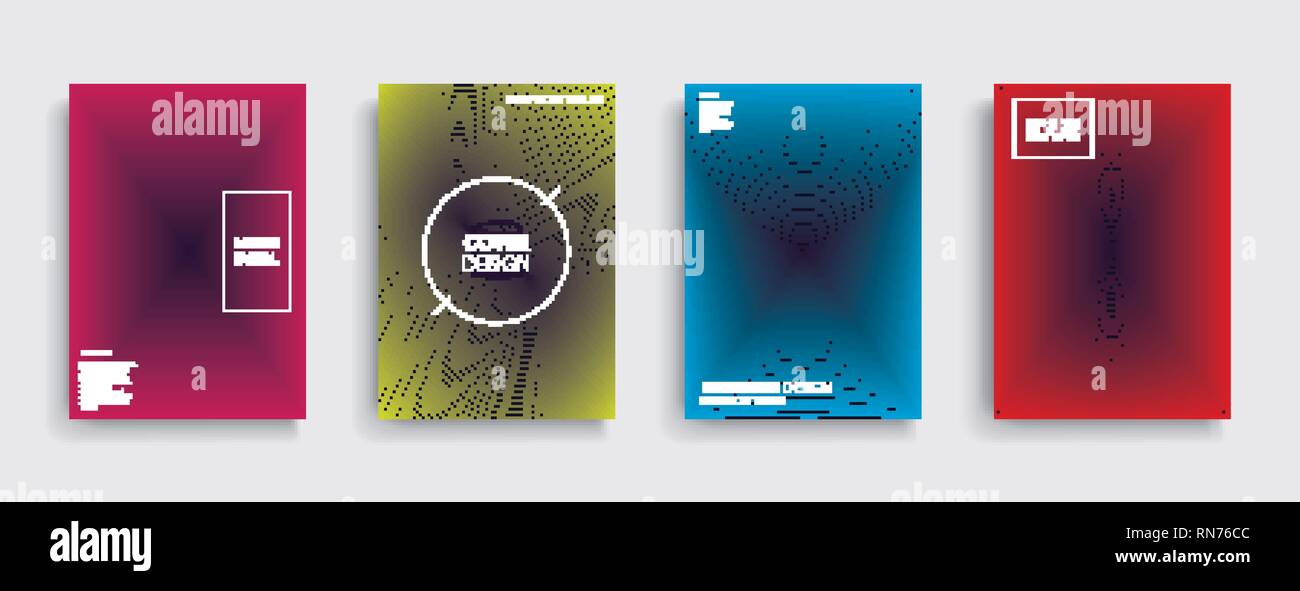 Minimal Vector cover designs. Future Poster template Stock Vector Image ...