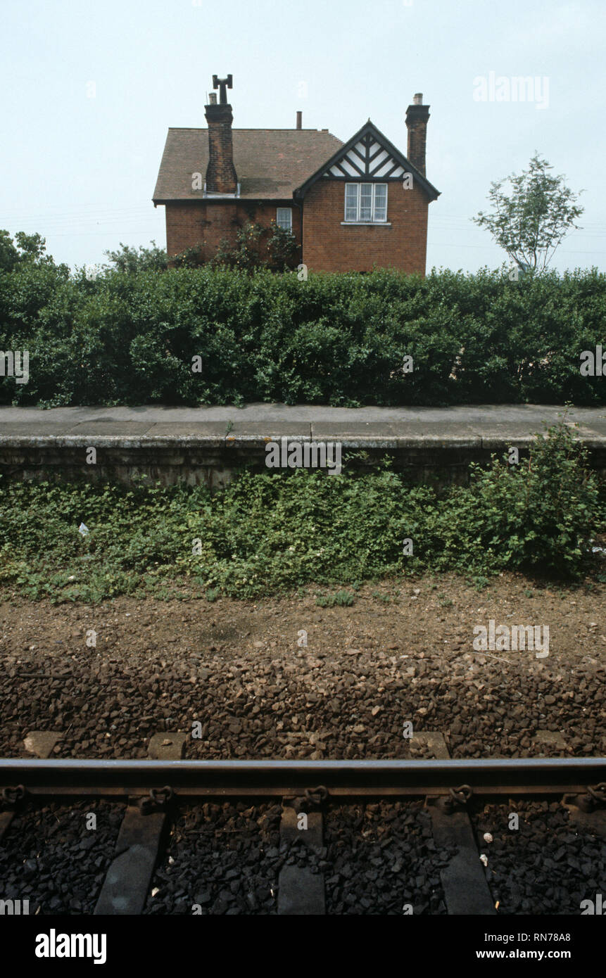 Traditional Norfolk house on the edge of the Norwich to Sheringham line ...