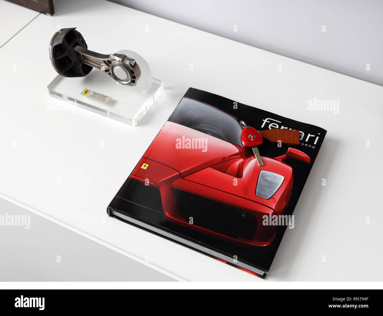 Ferrari legend coffee table book hi-res stock photography and images ...