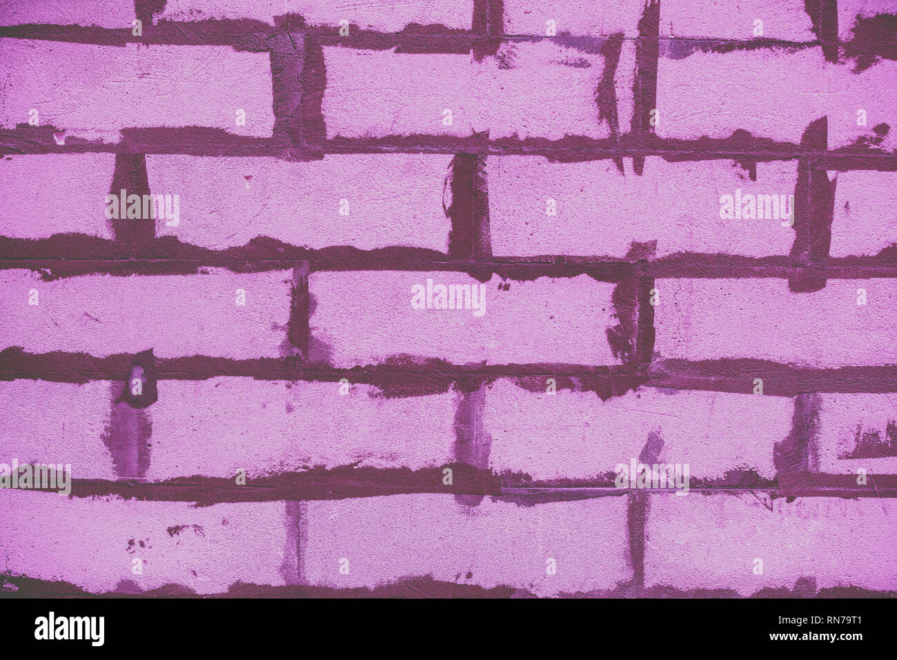 Abstract rose toned brick wall background Stock Photo - Alamy