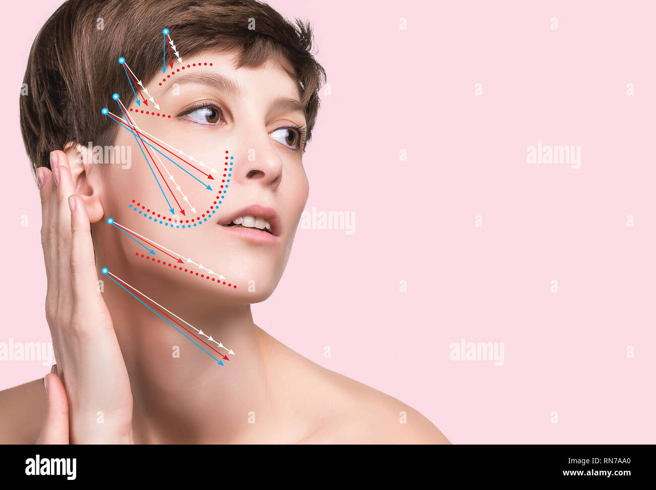 Young female with clean fresh skin Stock Photo - Alamy