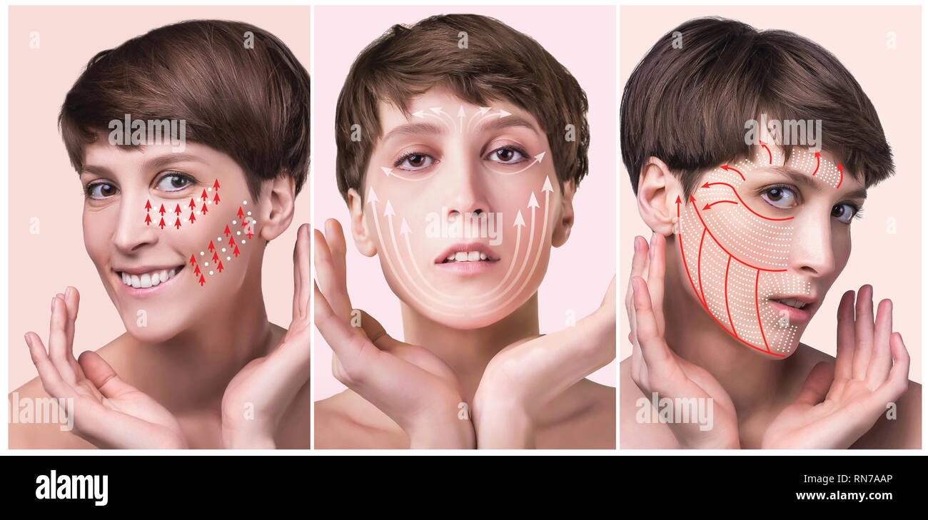 Young female with clean fresh skin Stock Photo - Alamy