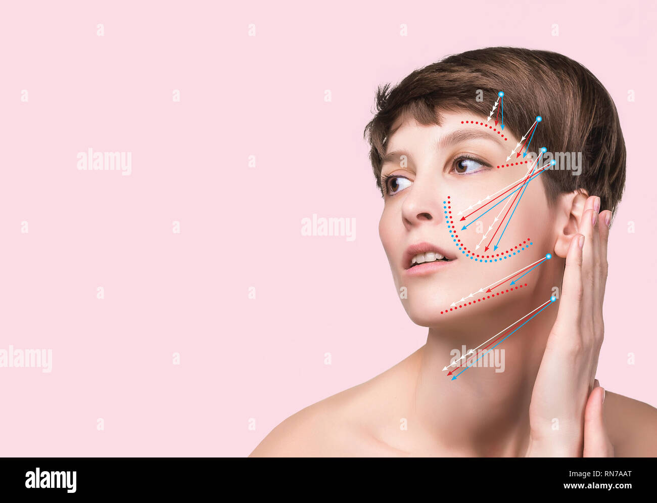 Young female with clean fresh skin Stock Photo - Alamy