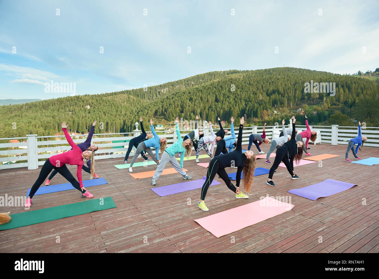 Revolved triangle position hi-res stock photography and images - Alamy