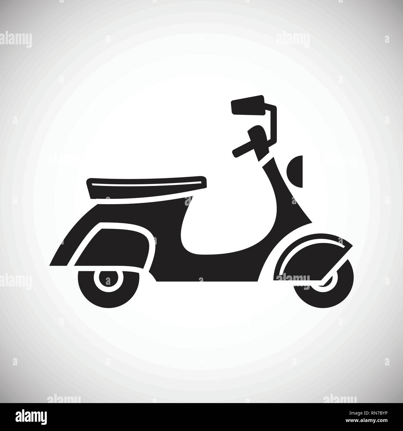 Scooter icon on white background for graphic and web design, Modern ...