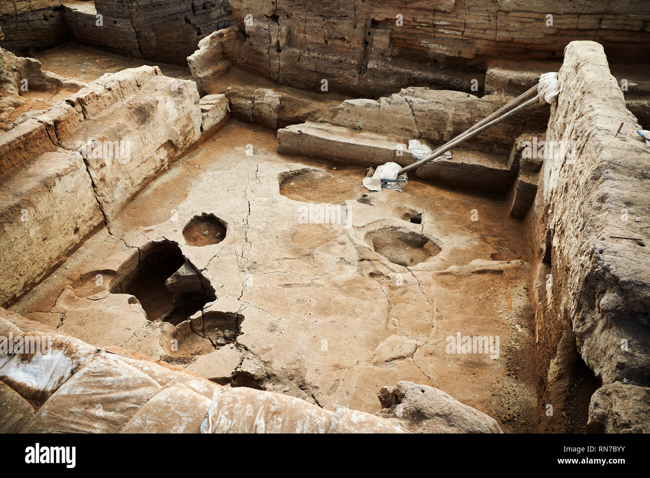 Neolithic House Remains Stock Photos & Neolithic House Remains Stock ...