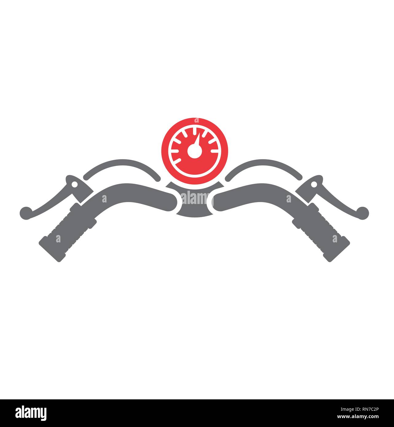 Motorcycle bar icon on white background for graphic and web design ...