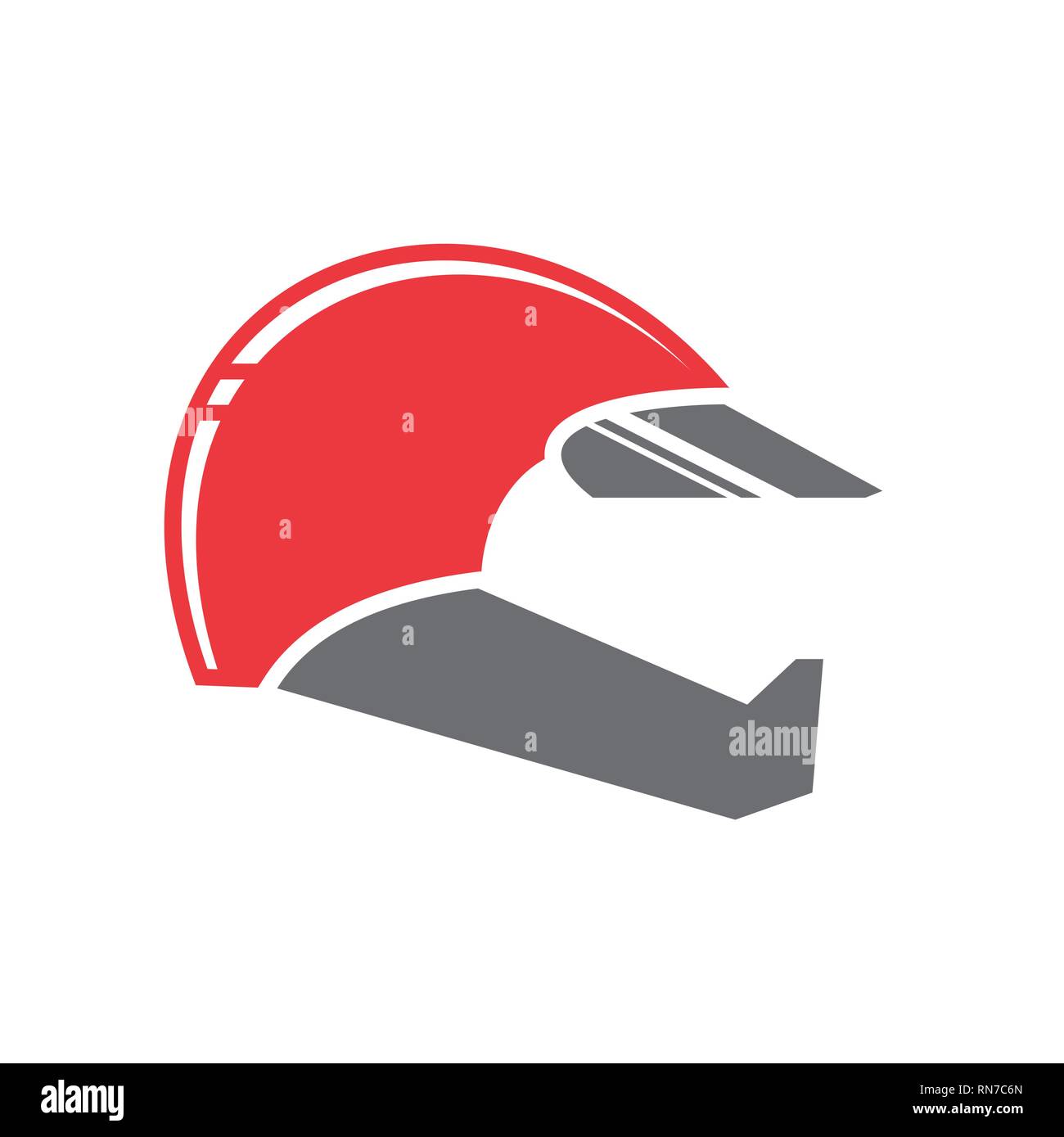 Motorcycle helmet icon on white background for graphic and web design ...