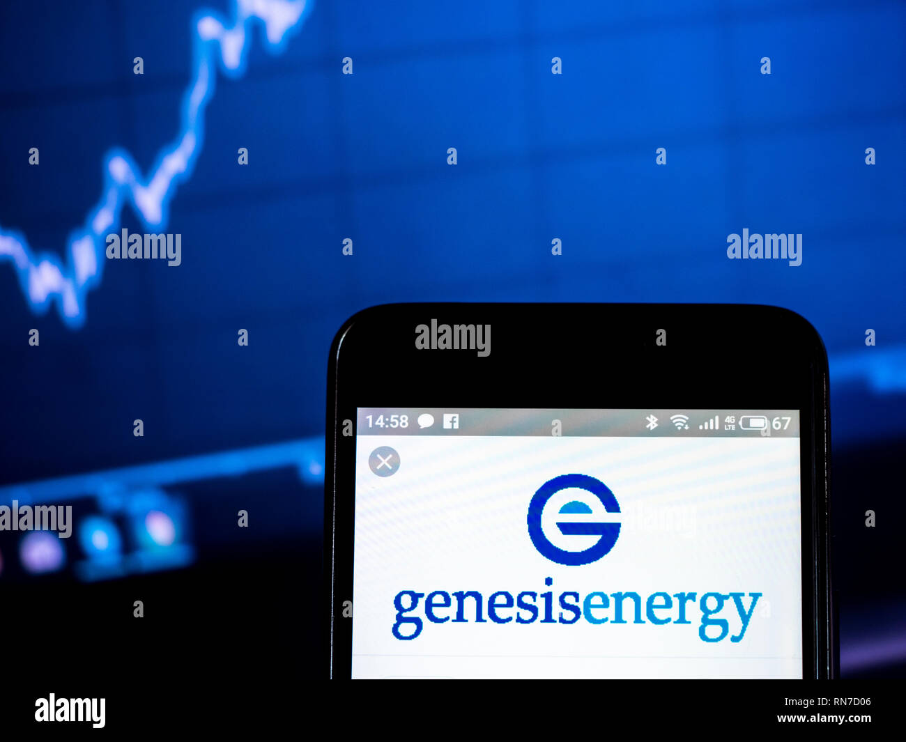Logo company genesis display hi-res stock photography and images - Alamy