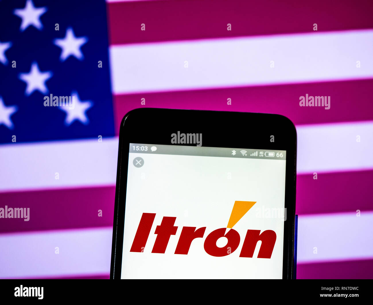 Itron logo hi-res stock photography and images - Alamy