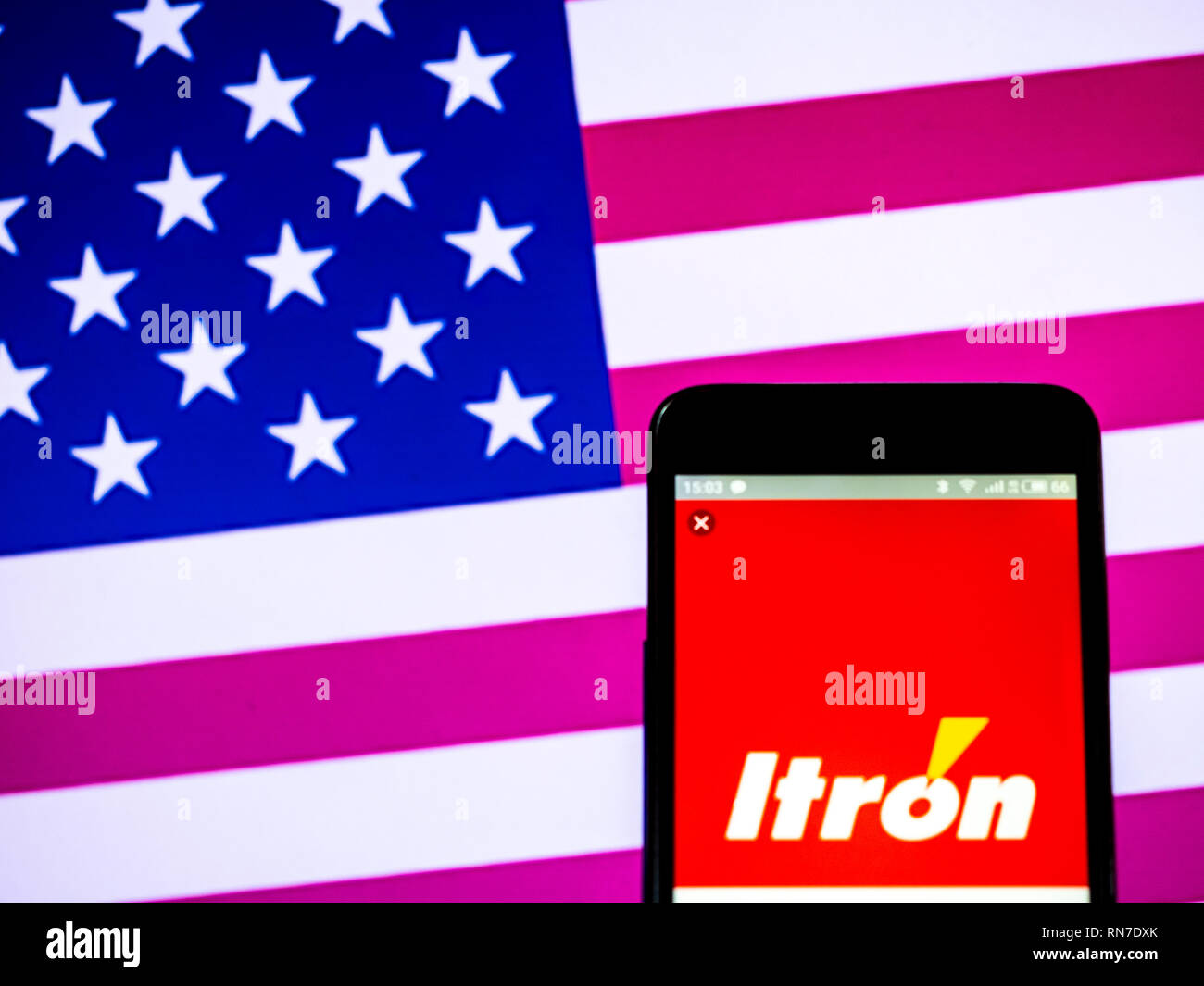 Itron logo hi-res stock photography and images - Alamy