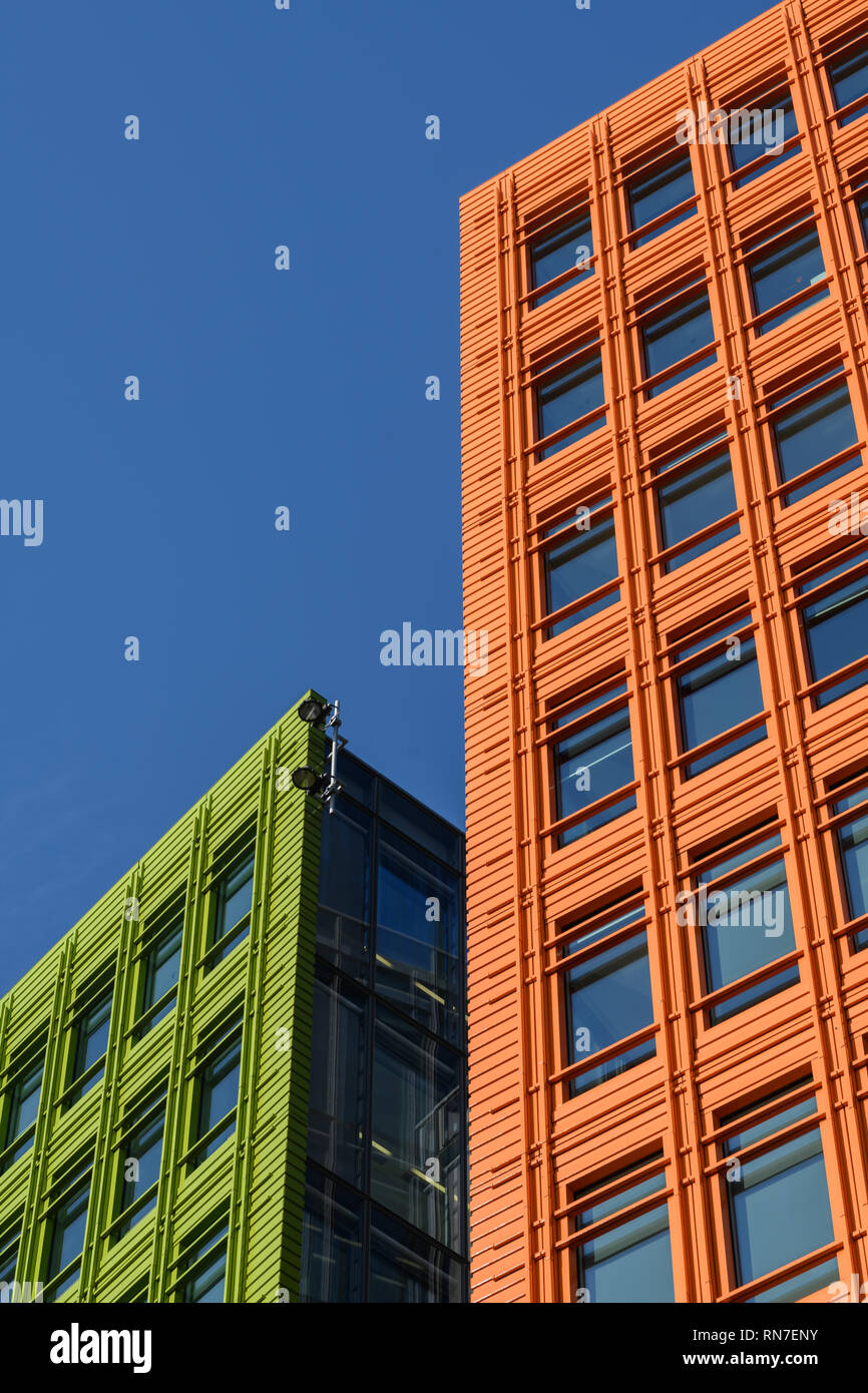 Colourful modern architecture in London Stock Photo - Alamy