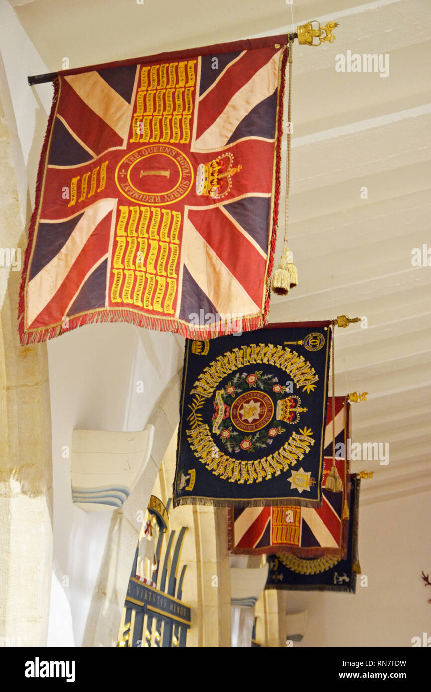 Regimental flags hi-res stock photography and images - Alamy