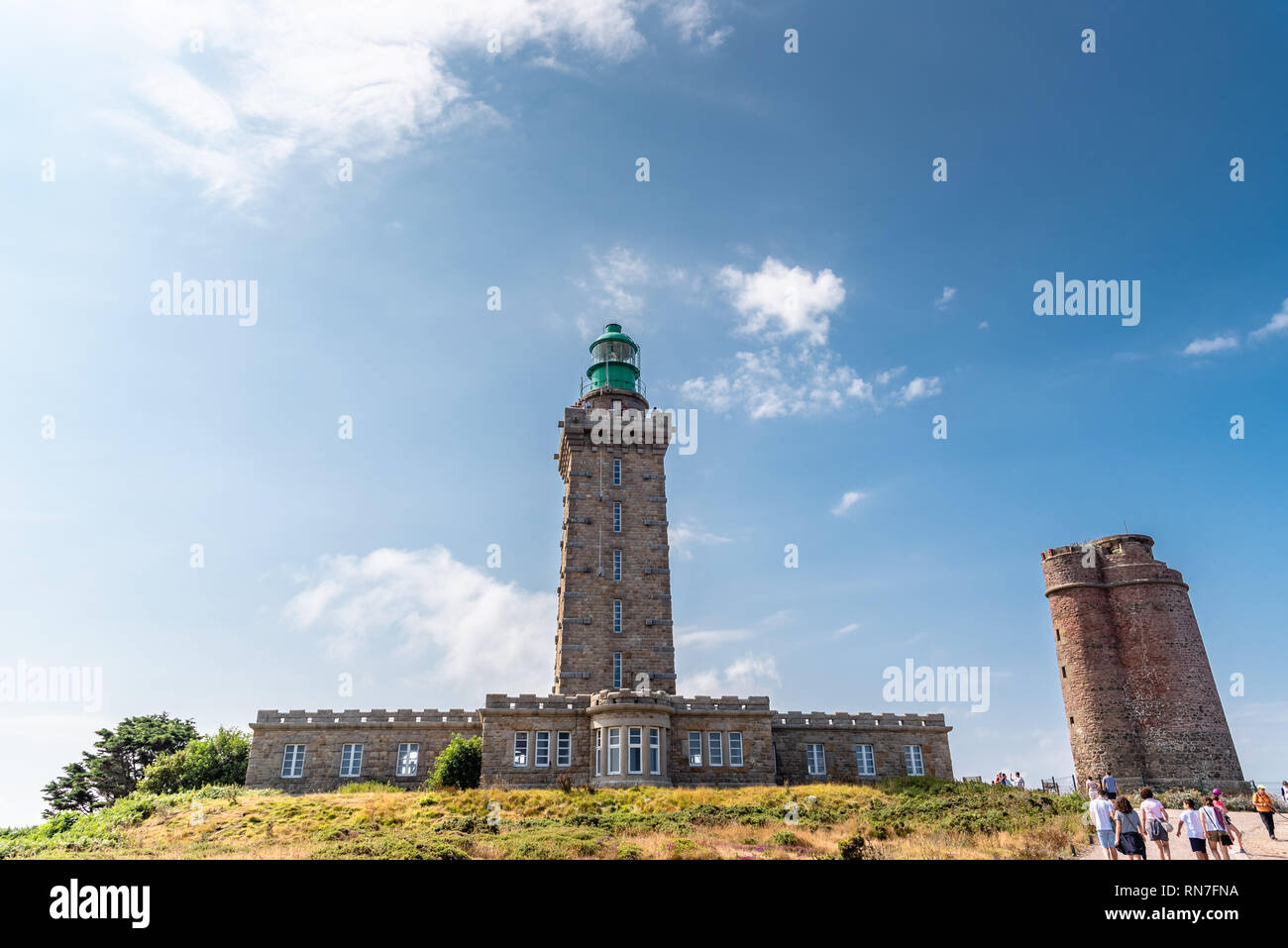 Lighthouse cap frehel bretagne france hi-res stock photography and ...