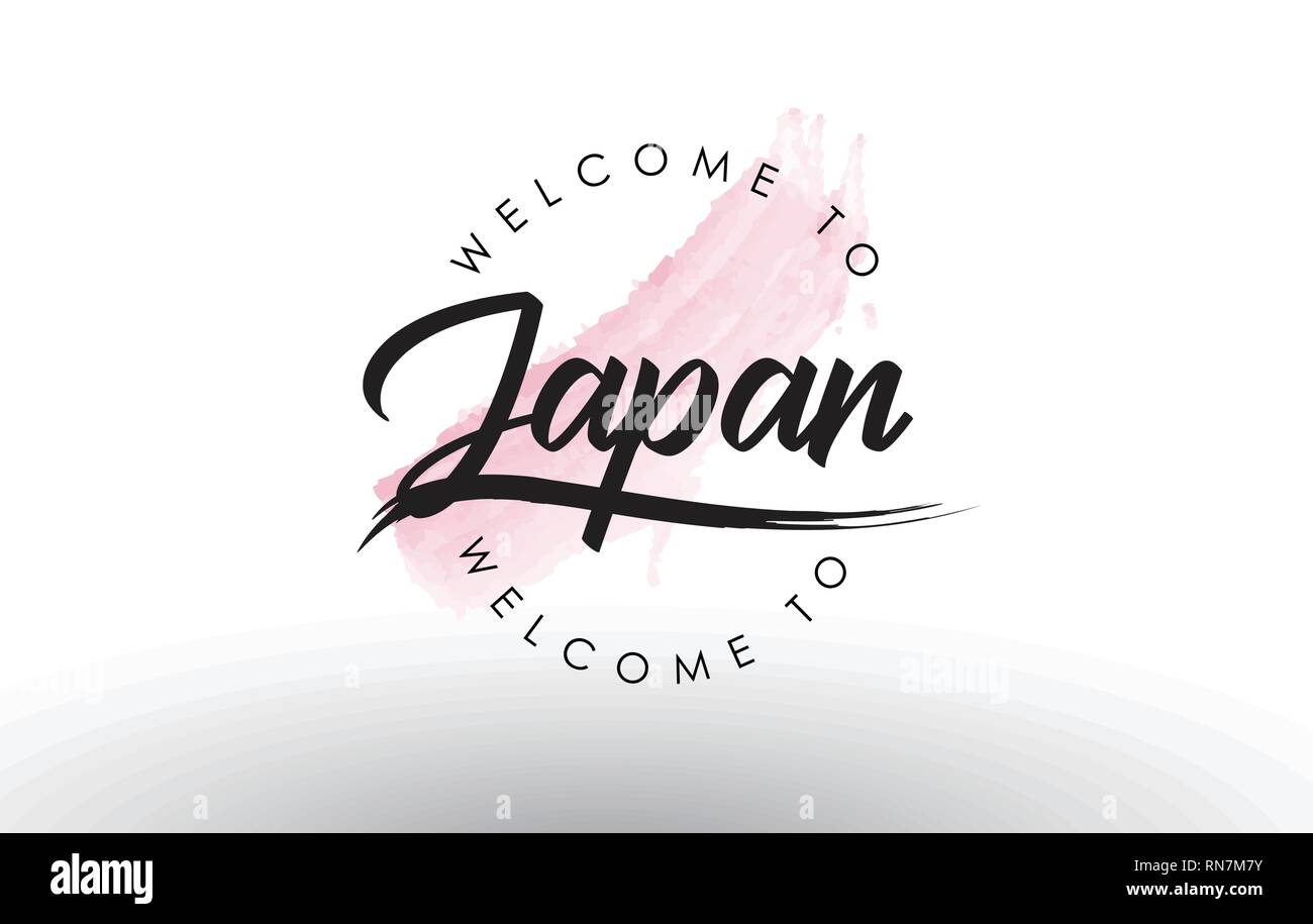 Welcome signs japan Stock Vector Images - Alamy