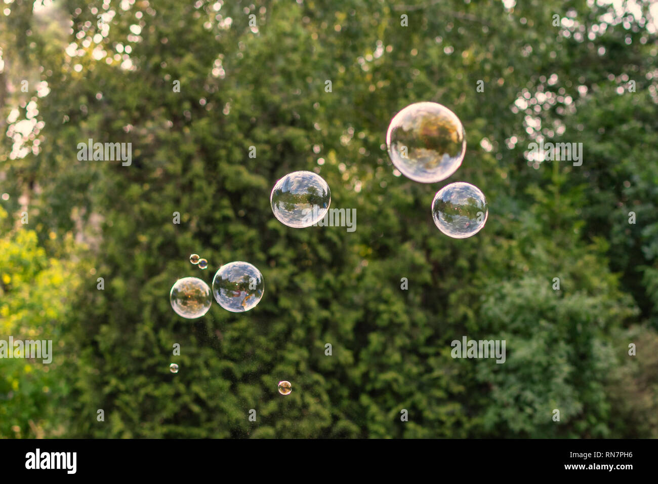 Close up of air bubbles in a circle hi-res stock photography and images ...