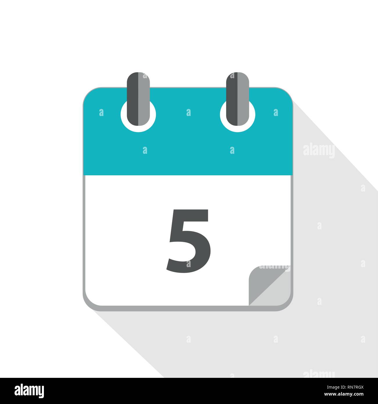Number 5 calendar hi-res stock photography and images - Alamy