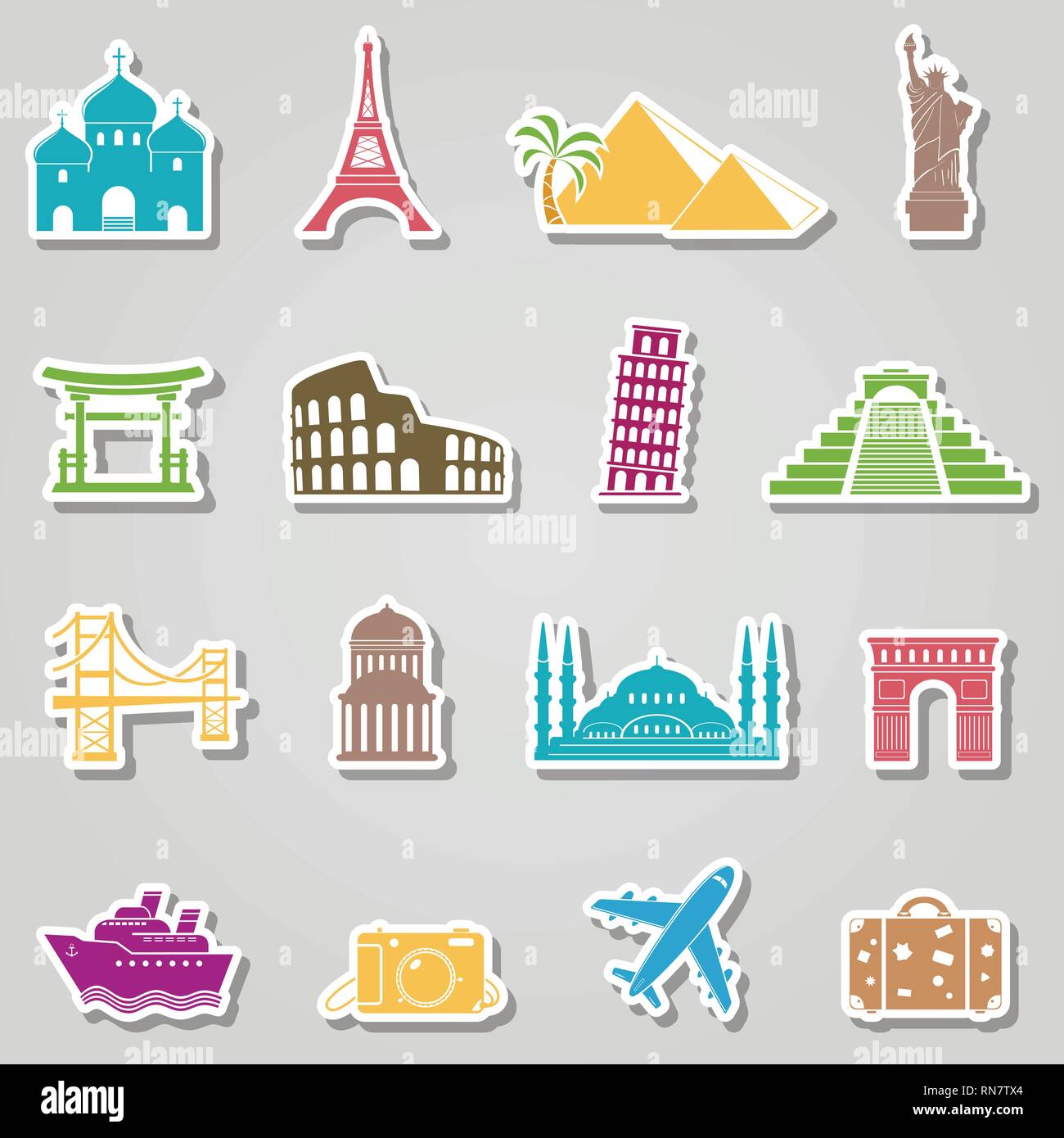 World famous landmarks russia Stock Vector Images - Alamy