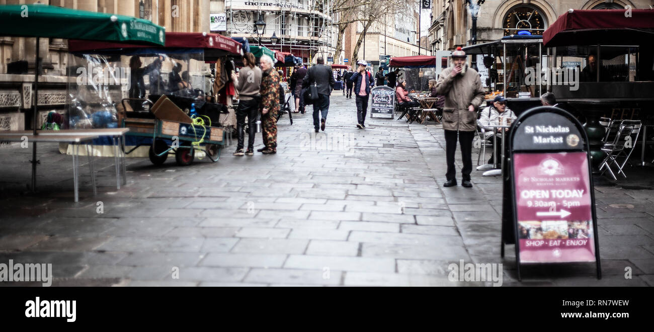 St nicholas market bristol hi-res stock photography and images - Alamy