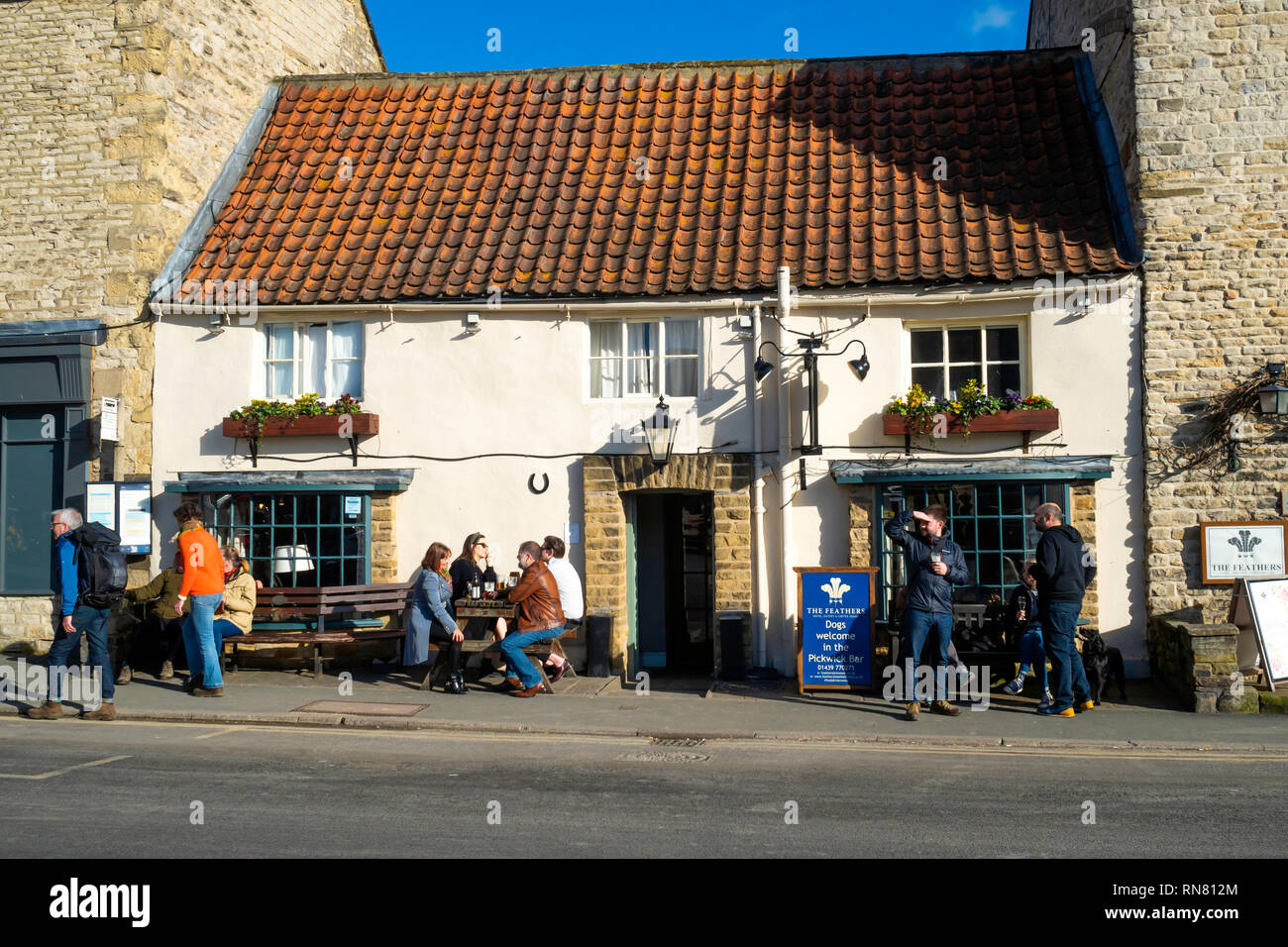 The feathers bar helmsley hi-res stock photography and images - Alamy