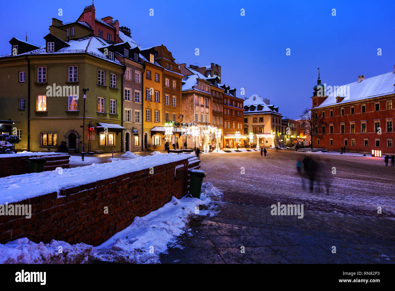 Old town warsaw and winter hi-res stock photography and images - Alamy