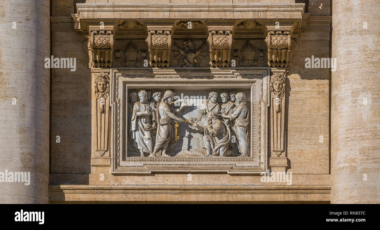 Entrance to st peters basilica hi-res stock photography and images - Alamy