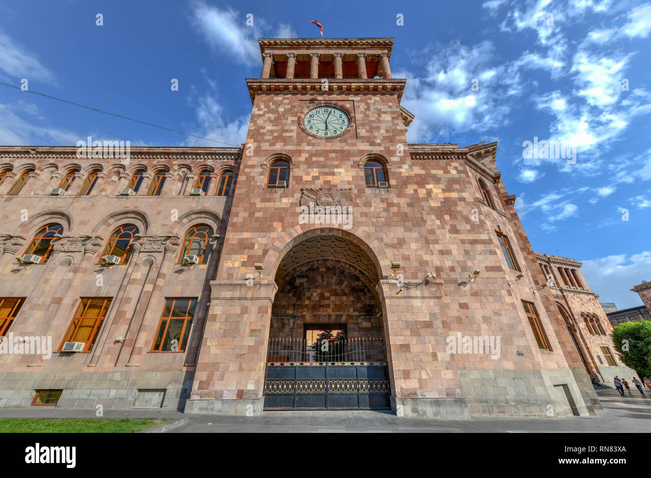 Republic Square, the central town square in Yerevan, the capital of ...