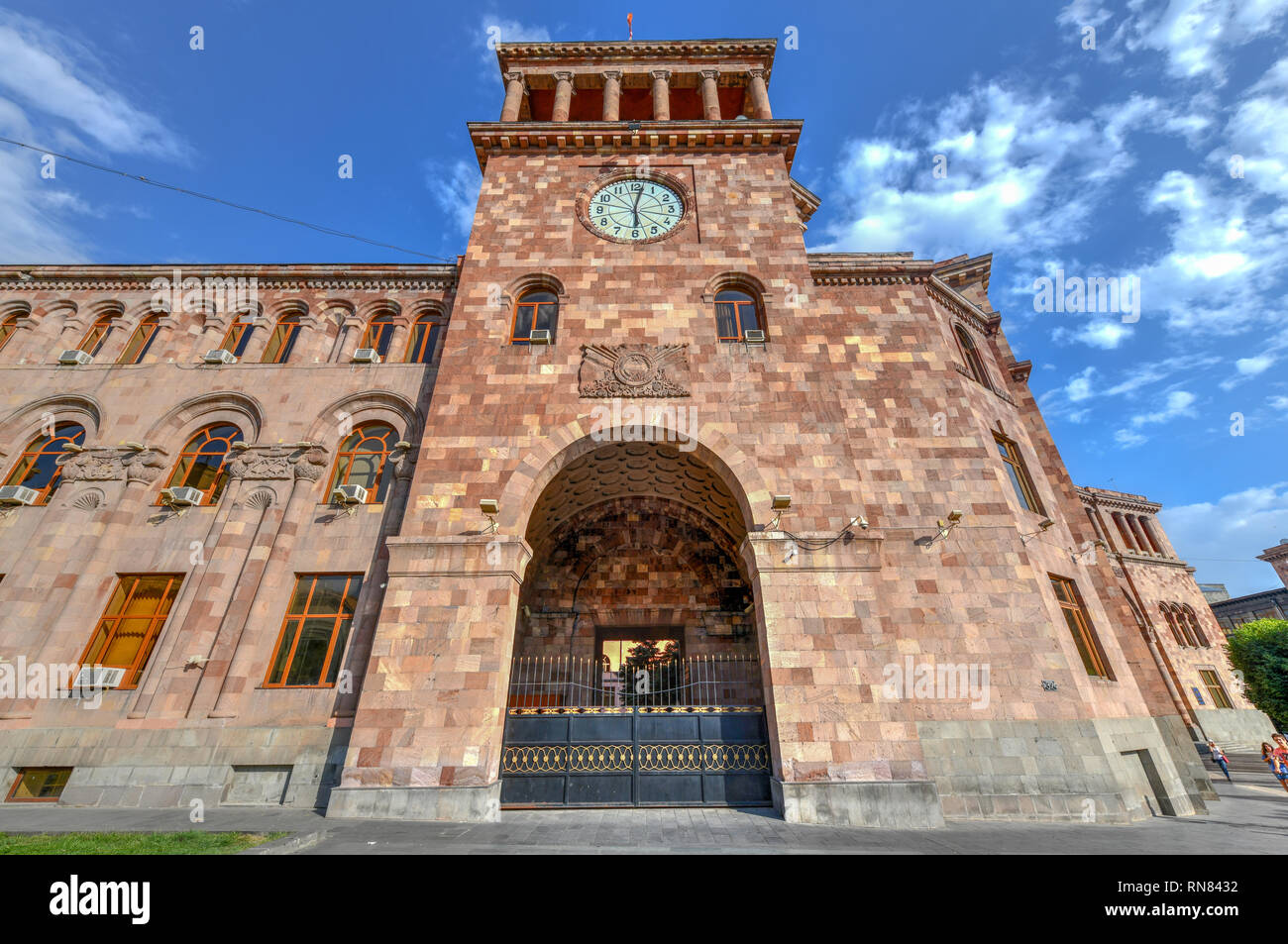 Republic Square, the central town square in Yerevan, the capital of ...