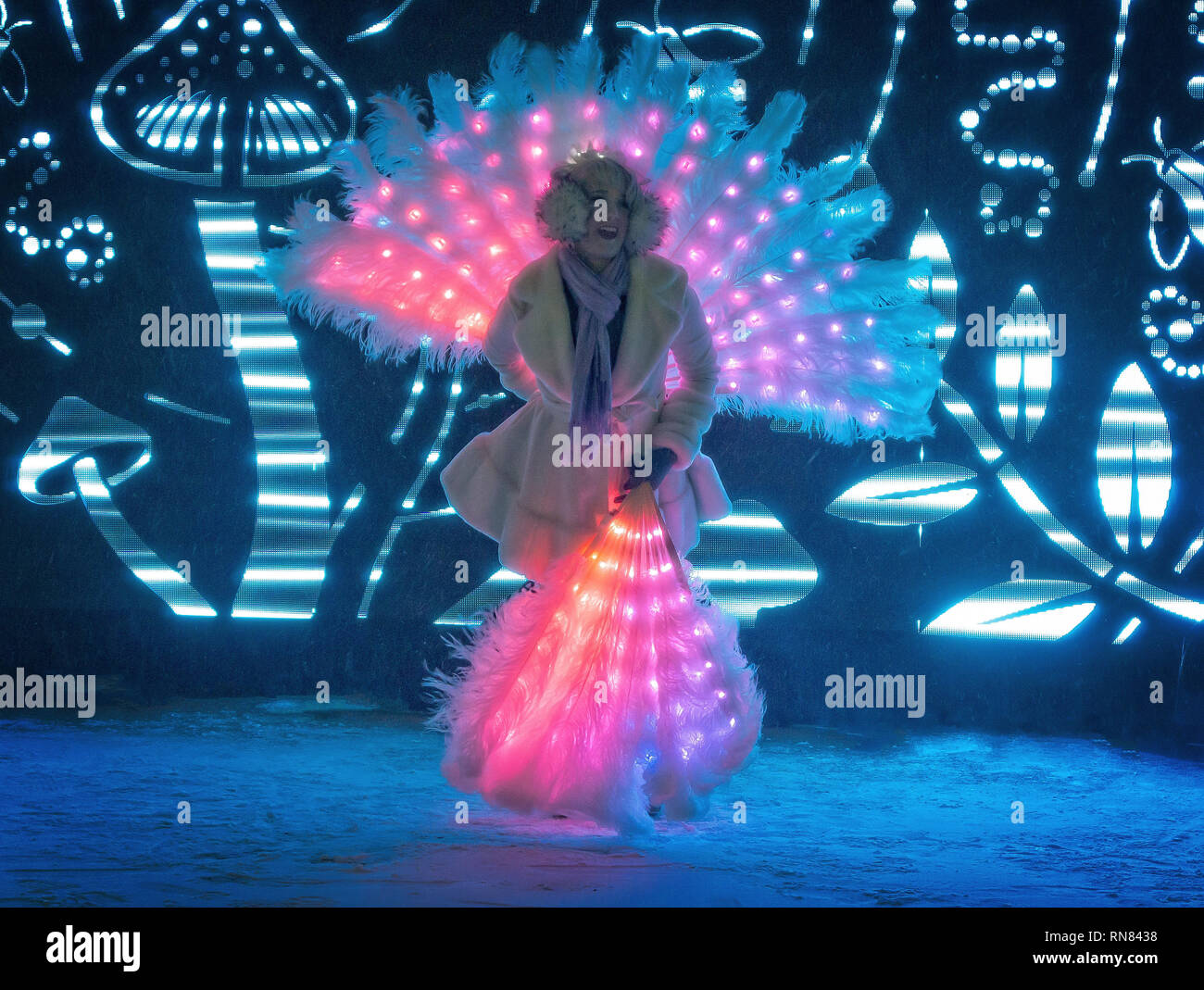 Glow Festival Olympic Plaza Calgary Alberta Stock Photo - Alamy
