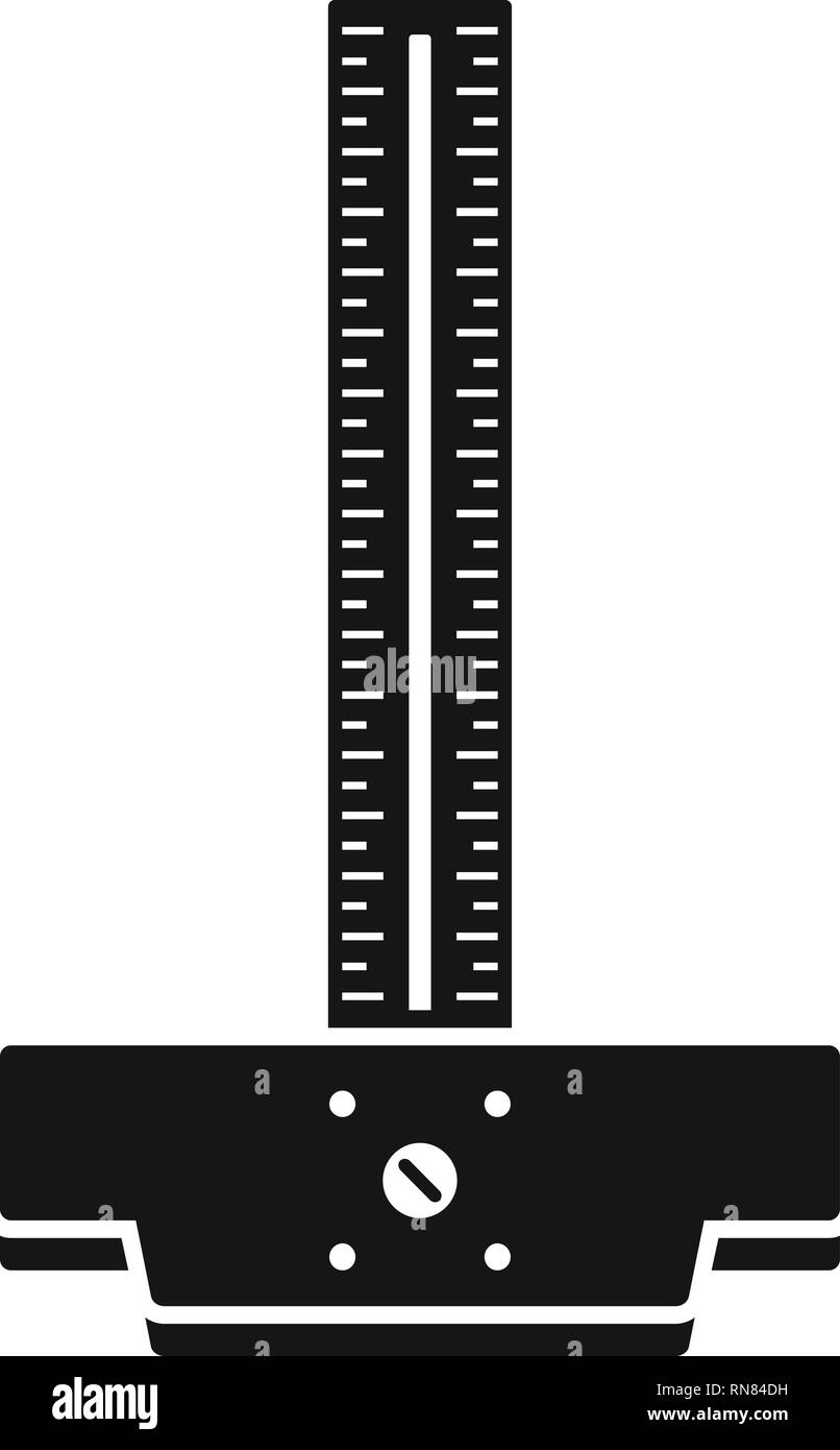 Architect ruler icon. Simple illustration of architect ruler vector ...