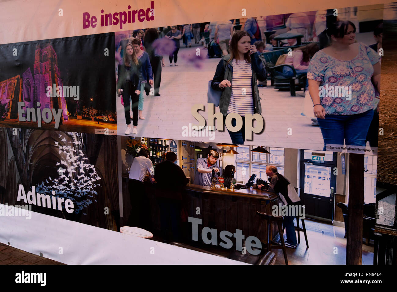 Wiltshire County Council posters promoting tourism to the City Stock ...