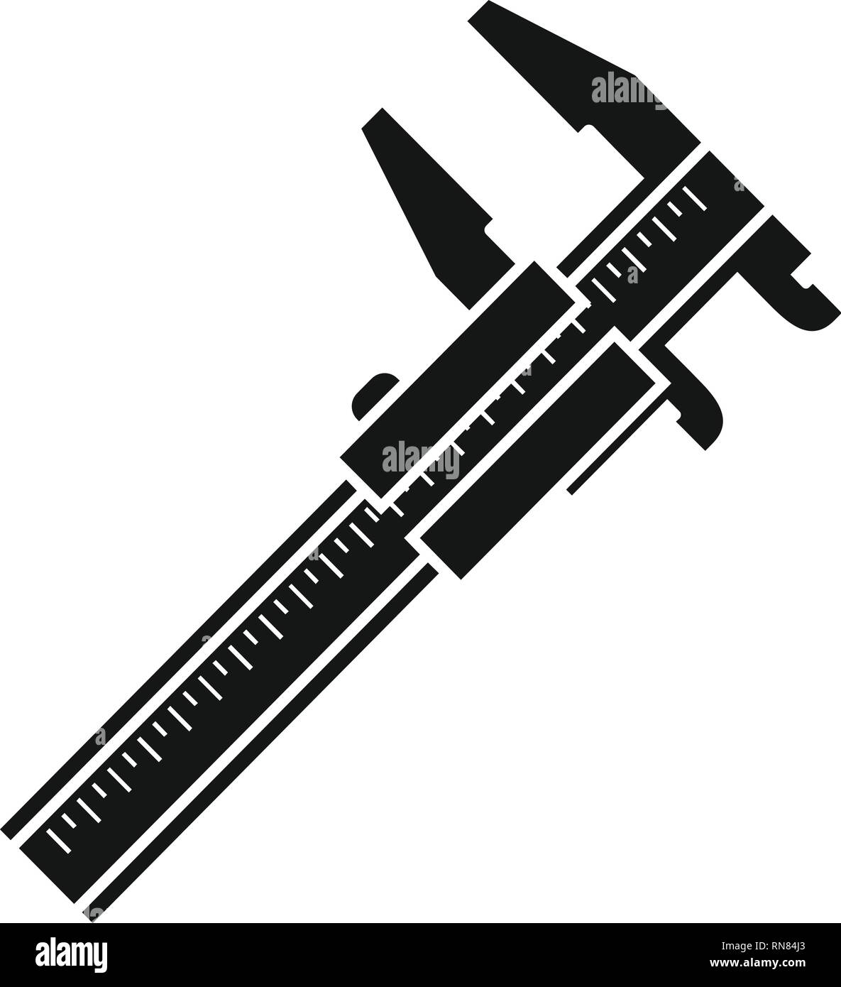 Calipers icon. Simple illustration of calipers vector icon for web ...