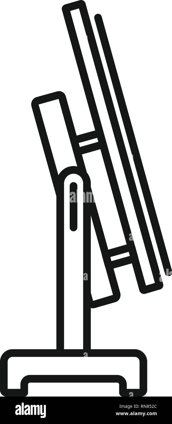 Architect wood stand icon. Outline architect wood stand vector icon for ...
