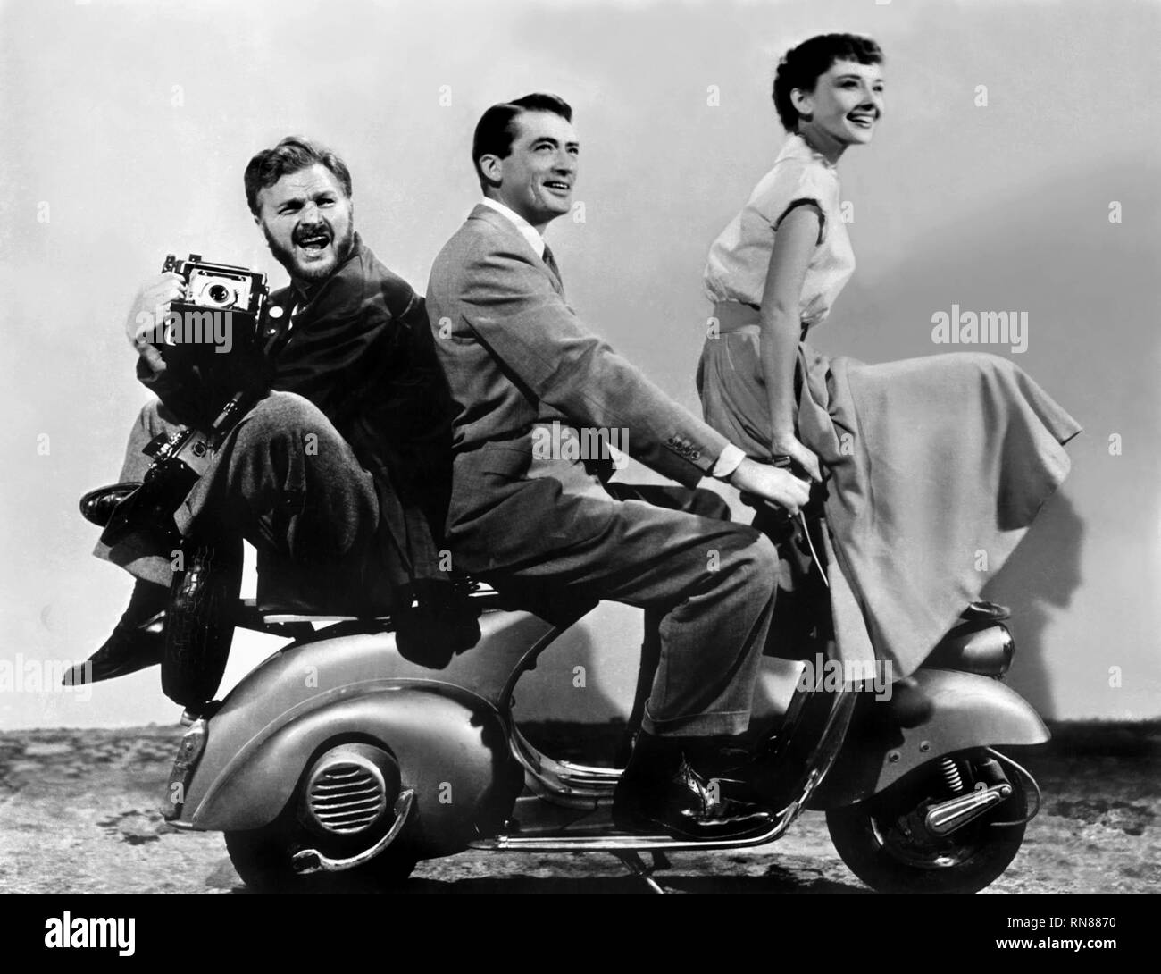 Audrey Hepburn Roman Holiday 1953 High Resolution Stock Photography and ...