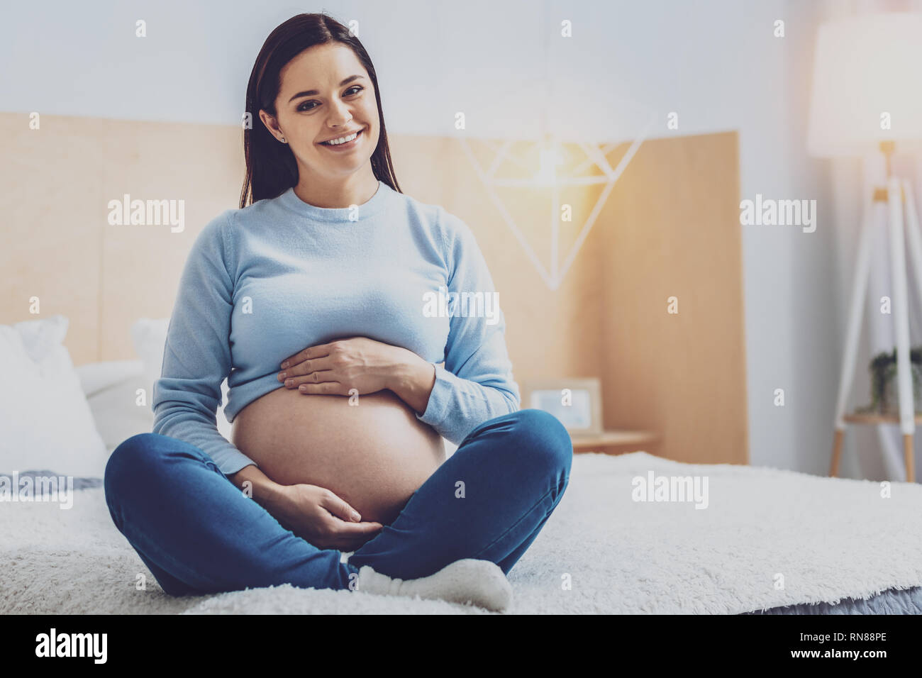 Comfortable Pose High Resolution Stock Photography and Images - Alamy