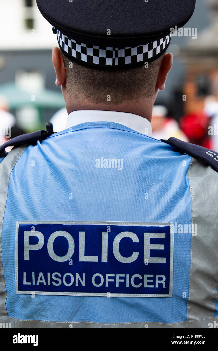 Police Liaison Officer, Policeman, Metropolitan Police, London, England ...