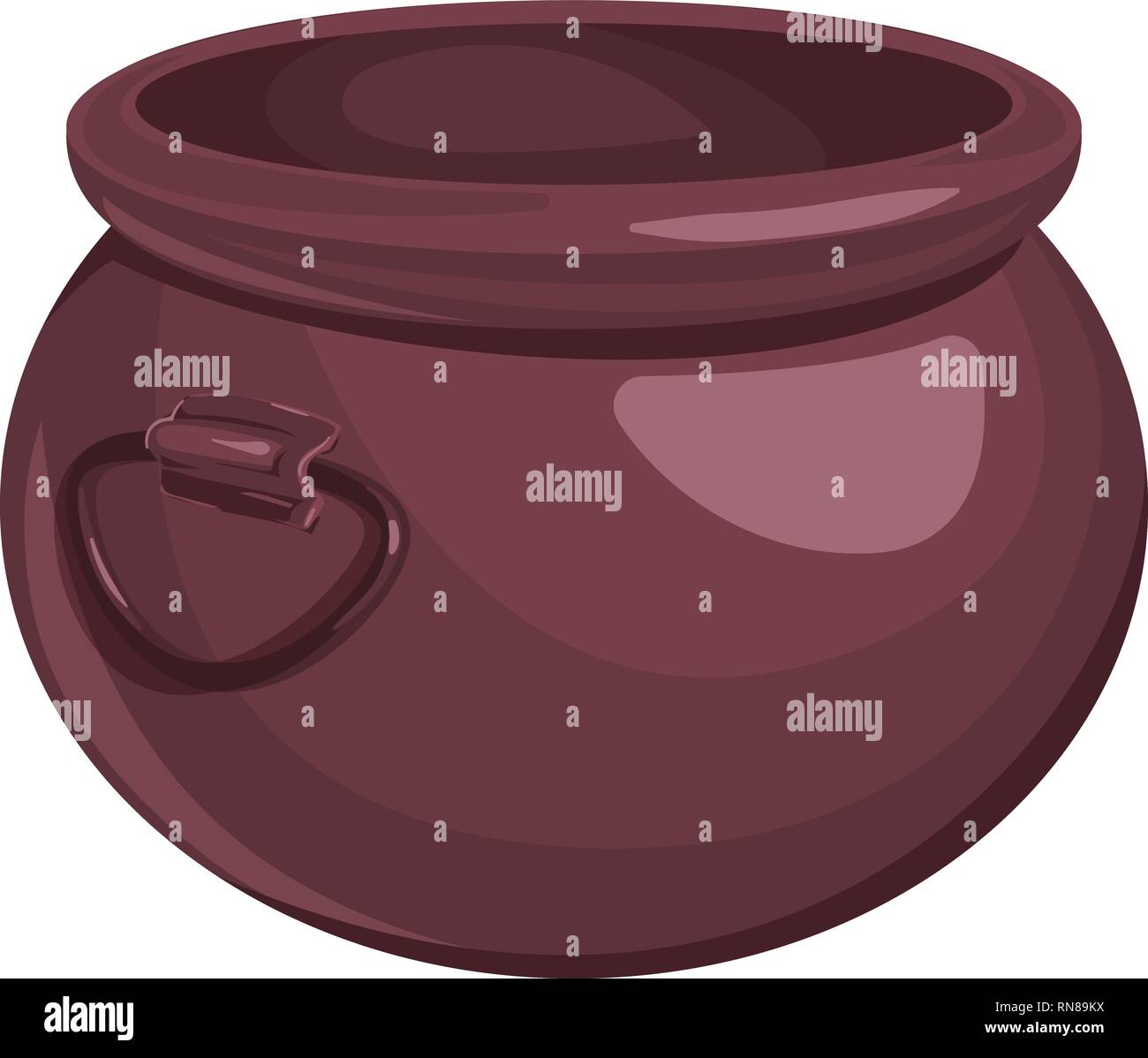 Big cauldron icon. Cartoon of big cauldron vector icon for web design ...